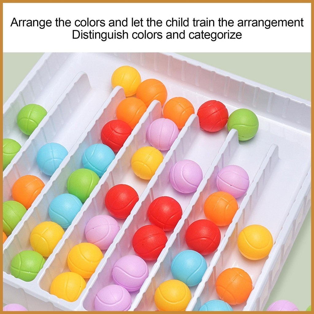 Ball Sorting Toy Colorful Balls Puzzle Game Interactive Puzzle ...