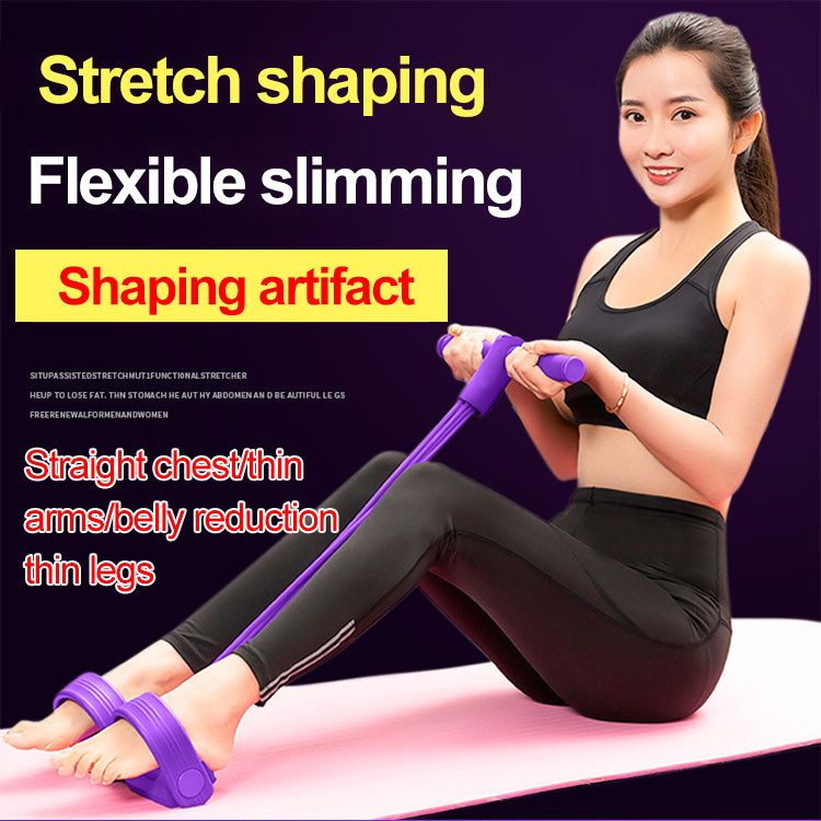 Home fitness equipment tensioner stomach slimming stirrups exercise ...