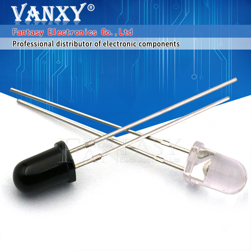 3mm 5mm 940nm Leds Infrared Emitter Ir Receiver Diode 301a 3mm