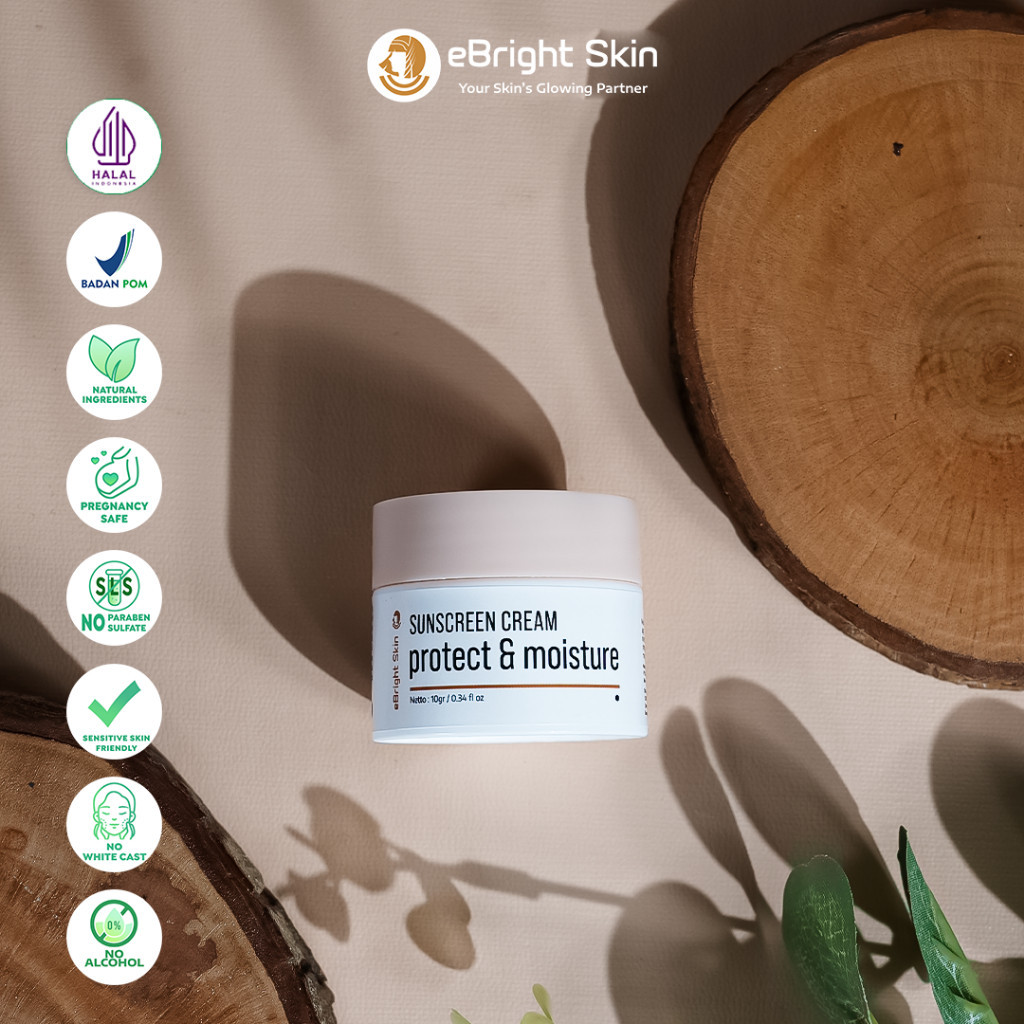Ebright Sunscreen Cream - Skin Sunscreen No-Whitecast | Shopee Malaysia