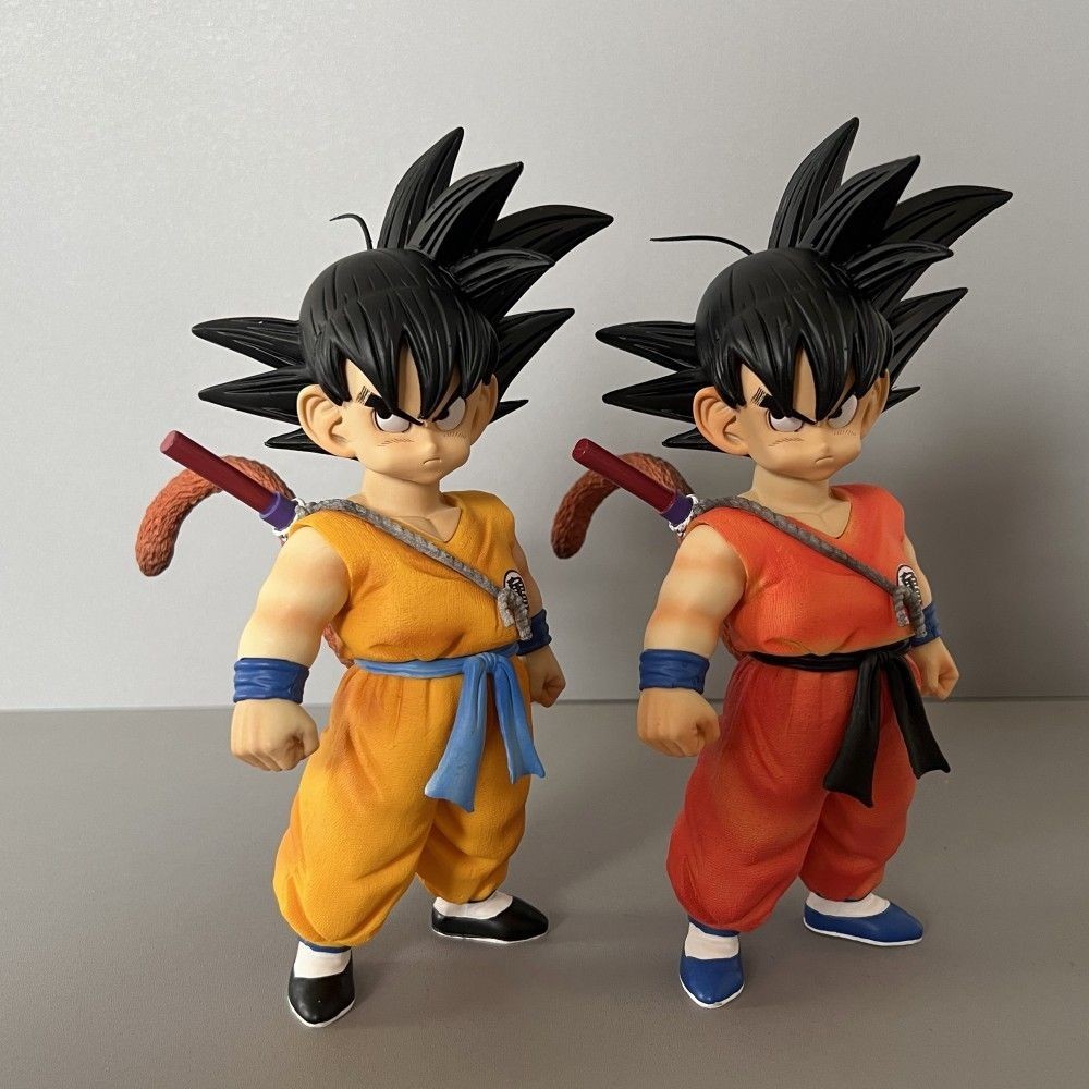 Anime Dragon Ball Little Son Goku Standing Posture Little Goku Holding ...
