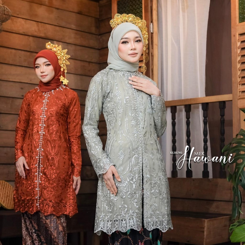 SISTA CLOSET Baju Kurung Mek Hawani Exclusive Lace | Set baju raya ...