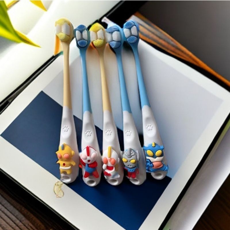 Snow White Strawberry Bear Children's Milk Toothbrush Ultraman Children ...