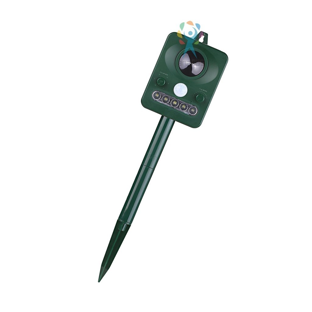 Solar Ultrasonic Pest Repeller Outdoor Animal Repeller with Ultrasonic ...