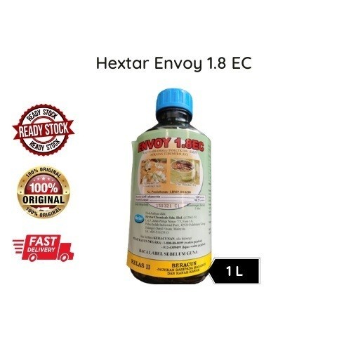 Envoy 1.8EC Insecticide/ Hextar/ Abamectin 1.8%/ Racun Serangga Hama ...
