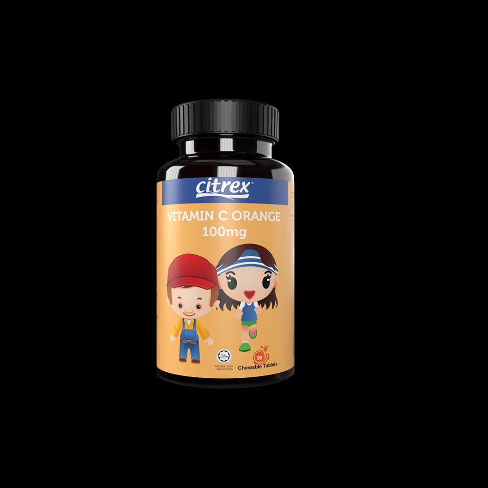 [BUY 1 FREE 1] Citrex Junior Vitamin C 100mg Orange 90's | Shopee Malaysia