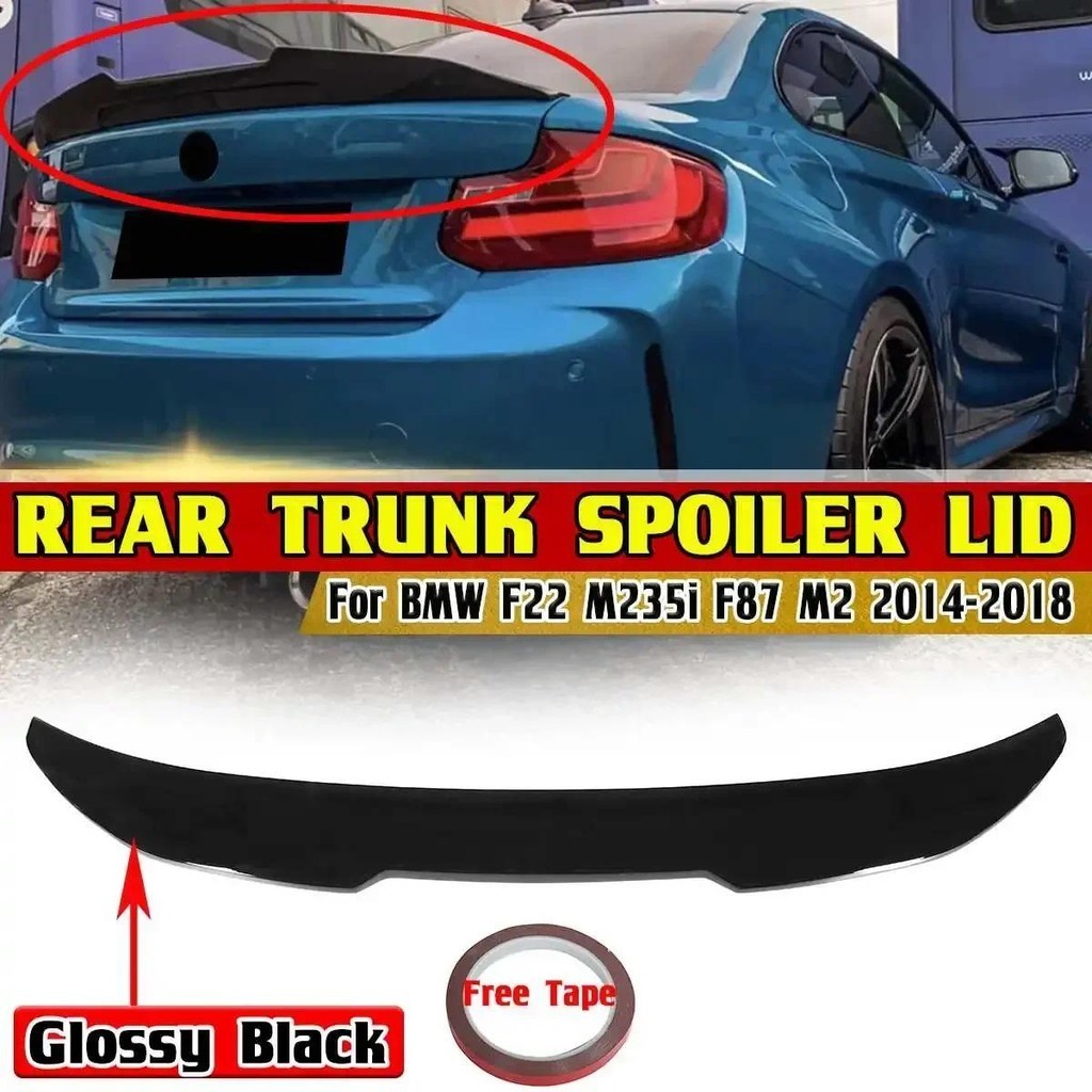 New M23 PSM Style Car Rear Trunk Lip Boot Wing Lip For BMW F22 M235i ...
