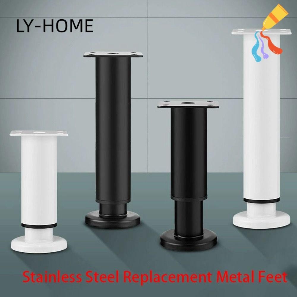 LY-HOME Furniture legs, Stainless Steel Adjustable Table Feet ...