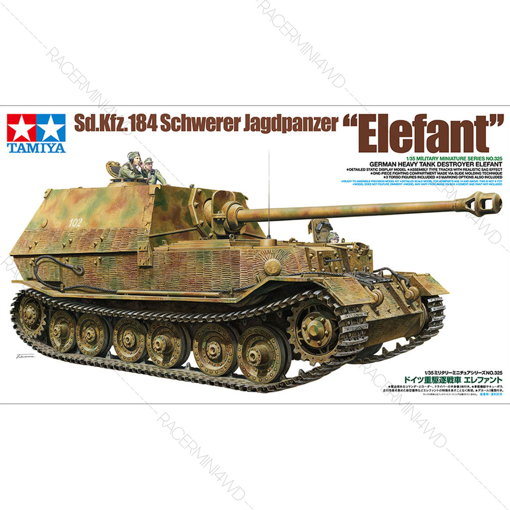 TAMIYA 1/35 German Heavy Tank Destroyer Elefant 35325 | Shopee Malaysia