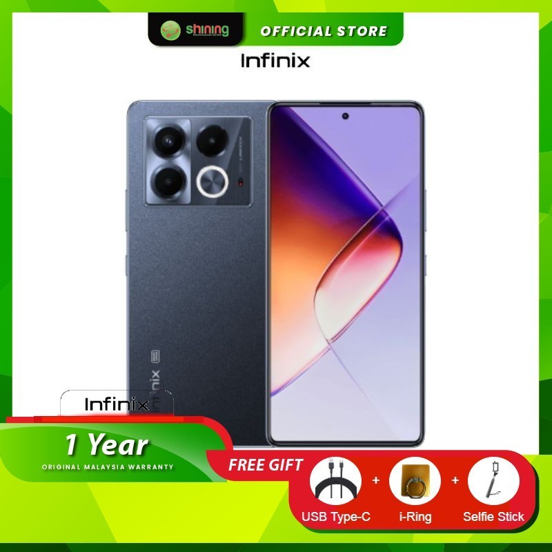 Infinix Note 40 5G (X6852)(12GB 512GB)(Obsidian Black) | Shopee Malaysia