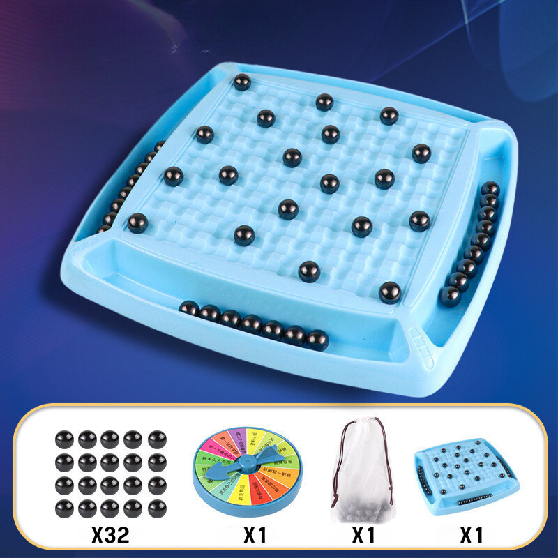 Mamakiddo 42/32 Balls Magnetic Chess Game Magnet Toy Board Game ...