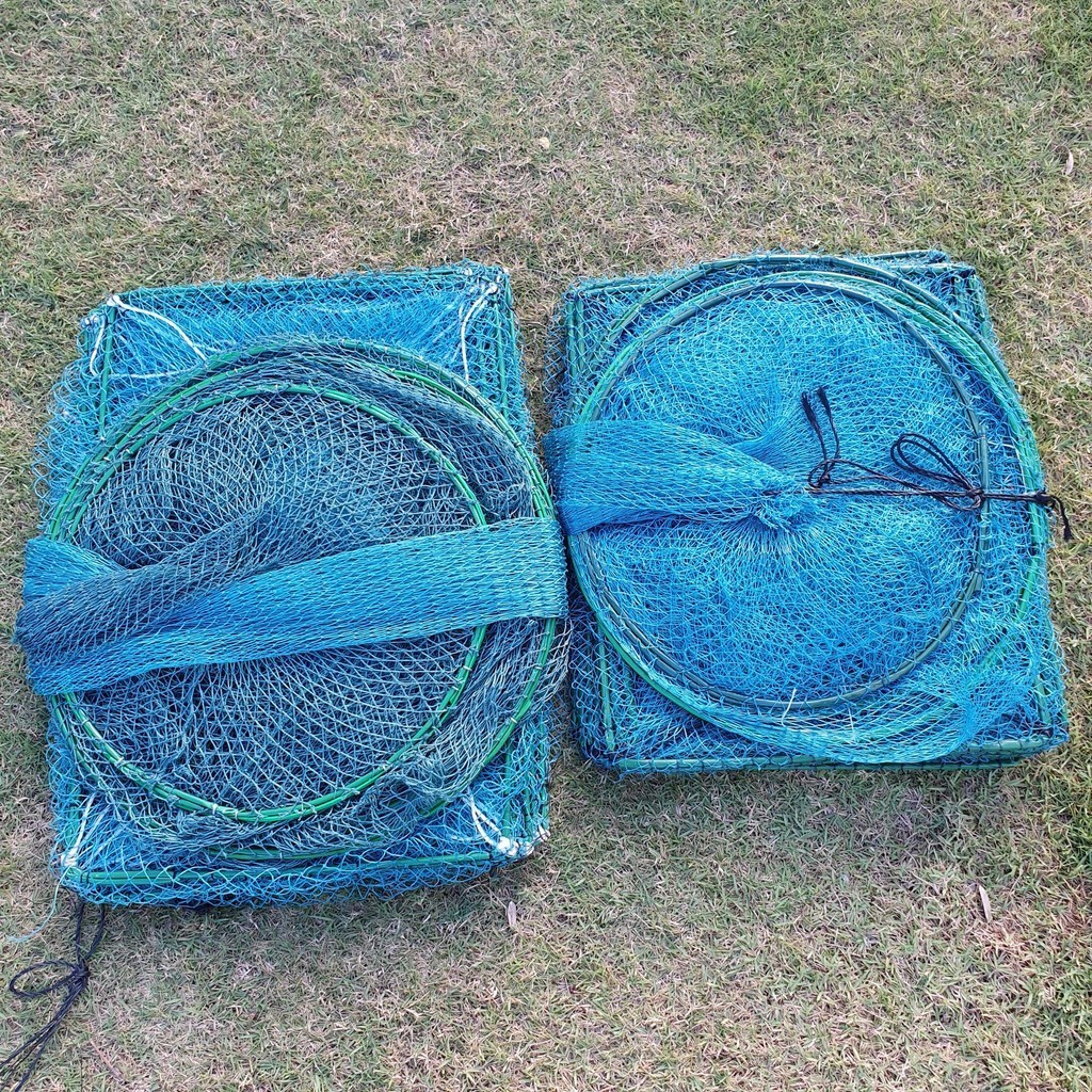 Sai Worm/Shrimp Trap Fish Size 40/60 And 40/50 With A Built-In Bag ...