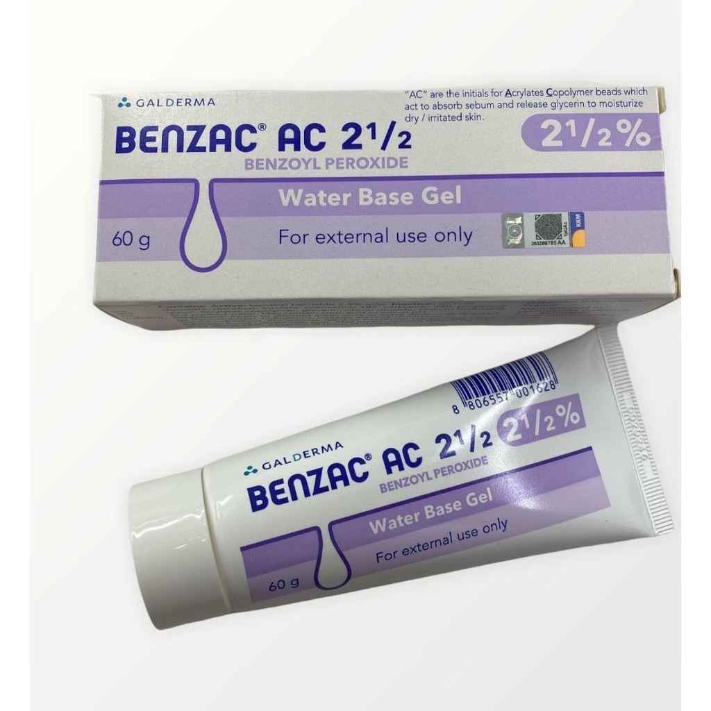 BENZAC AC 2.5% 60G (EXP:02/2024) | Shopee Malaysia