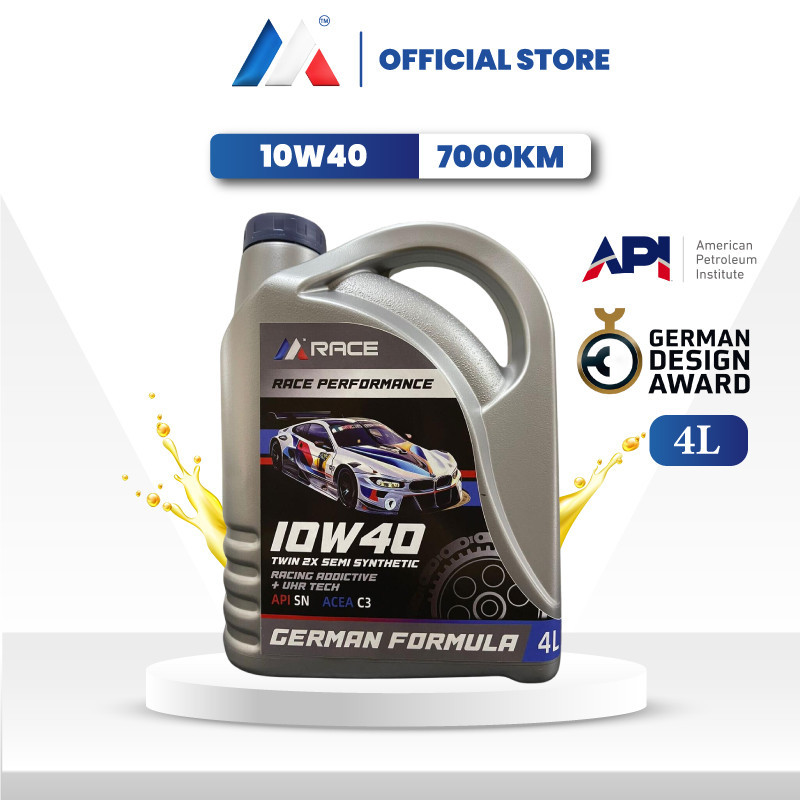 M RACE performance 10w40 (4L)semi synthetic ( racing addictive + UHR ...