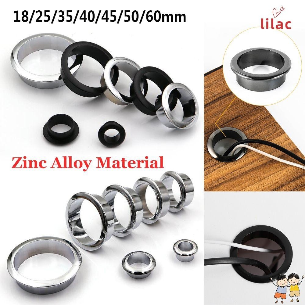 LAC Wire Hole Cover Zinc Alloy Tidy Office Cable Clamp Buckle Line Line ...