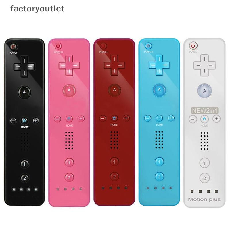 FCMY Wii Game Remote Controller Built-in Motion Plus Joystick Joypad ...