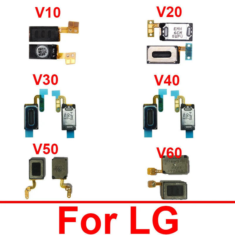 Earpiece Speaker For LG V10 V20 V30 V40 V50 5G V60 V50S G8X Top Front ...