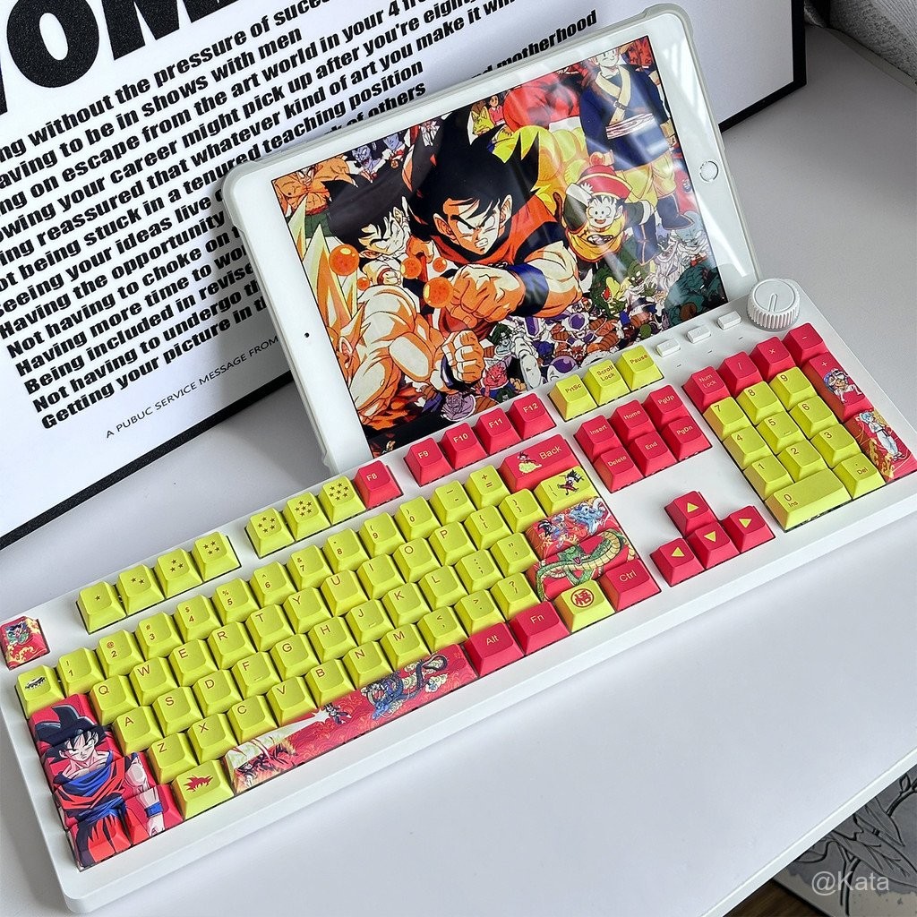 Had diskon masa108-key Anime Dragon Ball Goku Keycap Original Factory ...