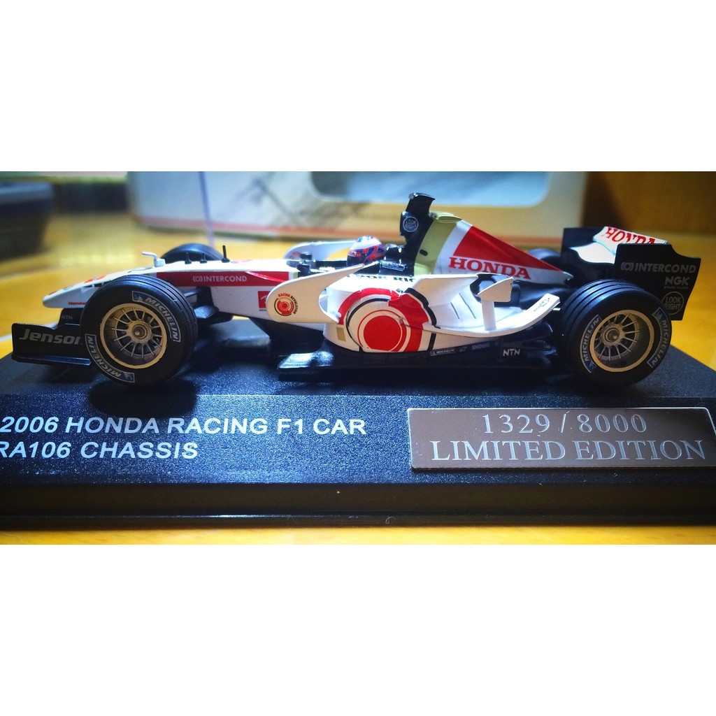 [Ready Stock] Mini Cut Minichamps Car Model F1 Model 1/43 Honda Fleet 2006 Barton Limited 8000 ...