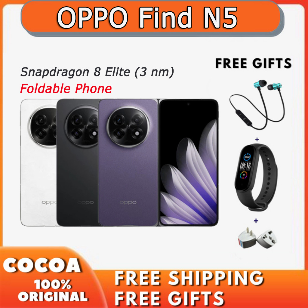 【Newest】OPPO Find N5 Snapdragon 8 Elite (3 nm) 8.12 inches OLED 120Hz ...