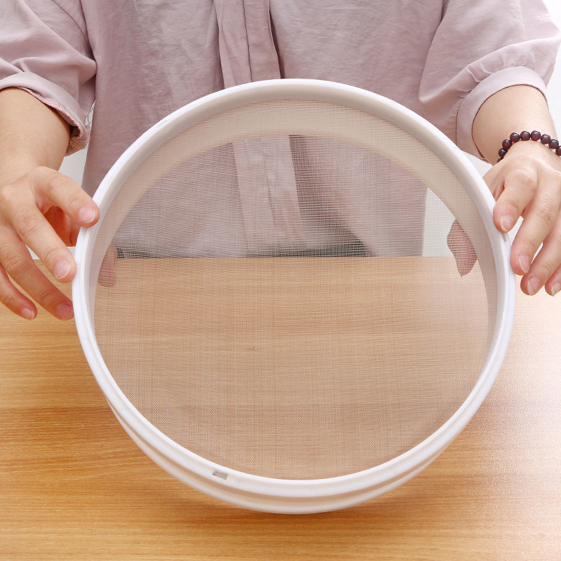 Plastic Flour Sieve 50 Mesh Baking Handheld Commercial Ultra-Fine Flour ...