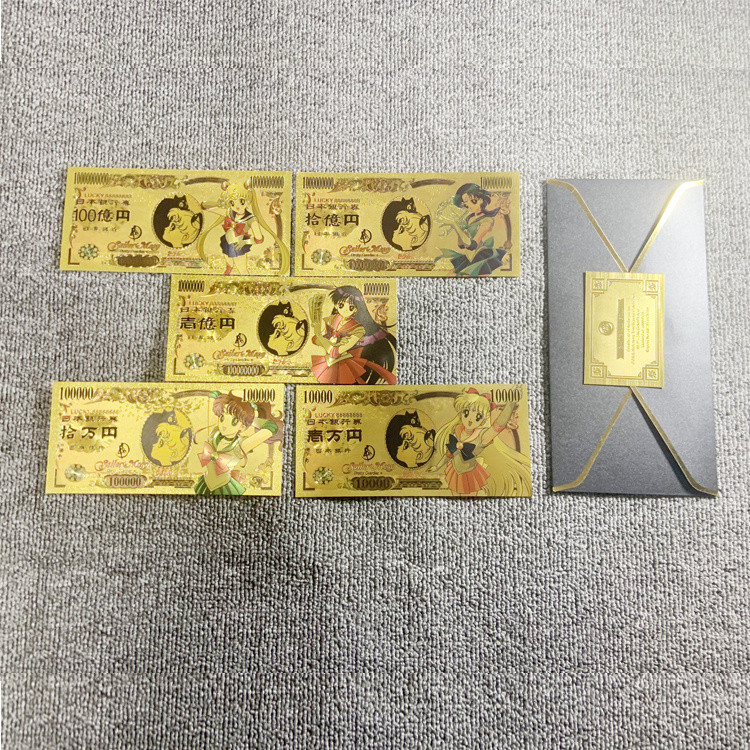 Sailor Moon Japanese Dollar Commemorative Coin Merchandise Anime Gold ...