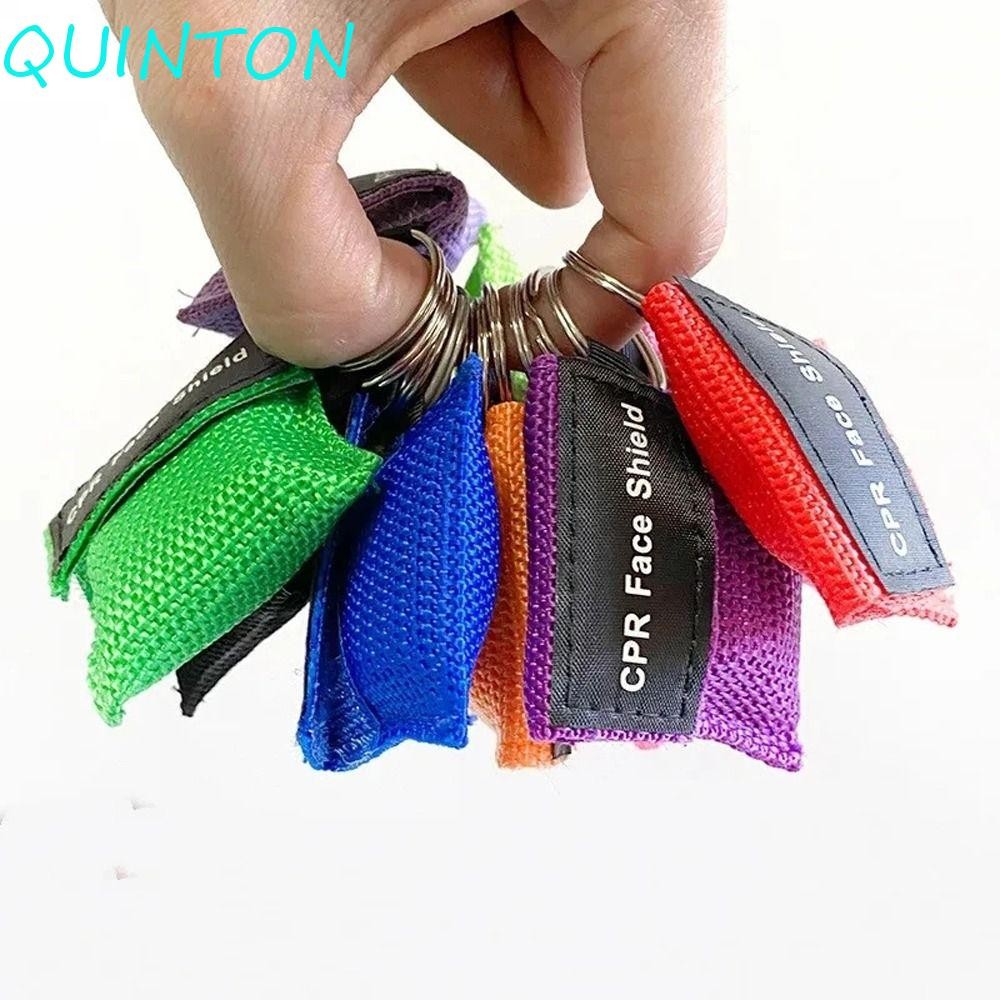 QUINTON Emergency Face Shield, Disposable One-way Valve CPR Mask ...