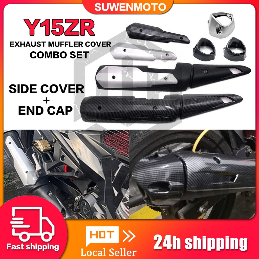 Y15 Y15ZR V1 V2 Motorcycle Exhaust Pipe Cover Muffler Protector Ekzos ...