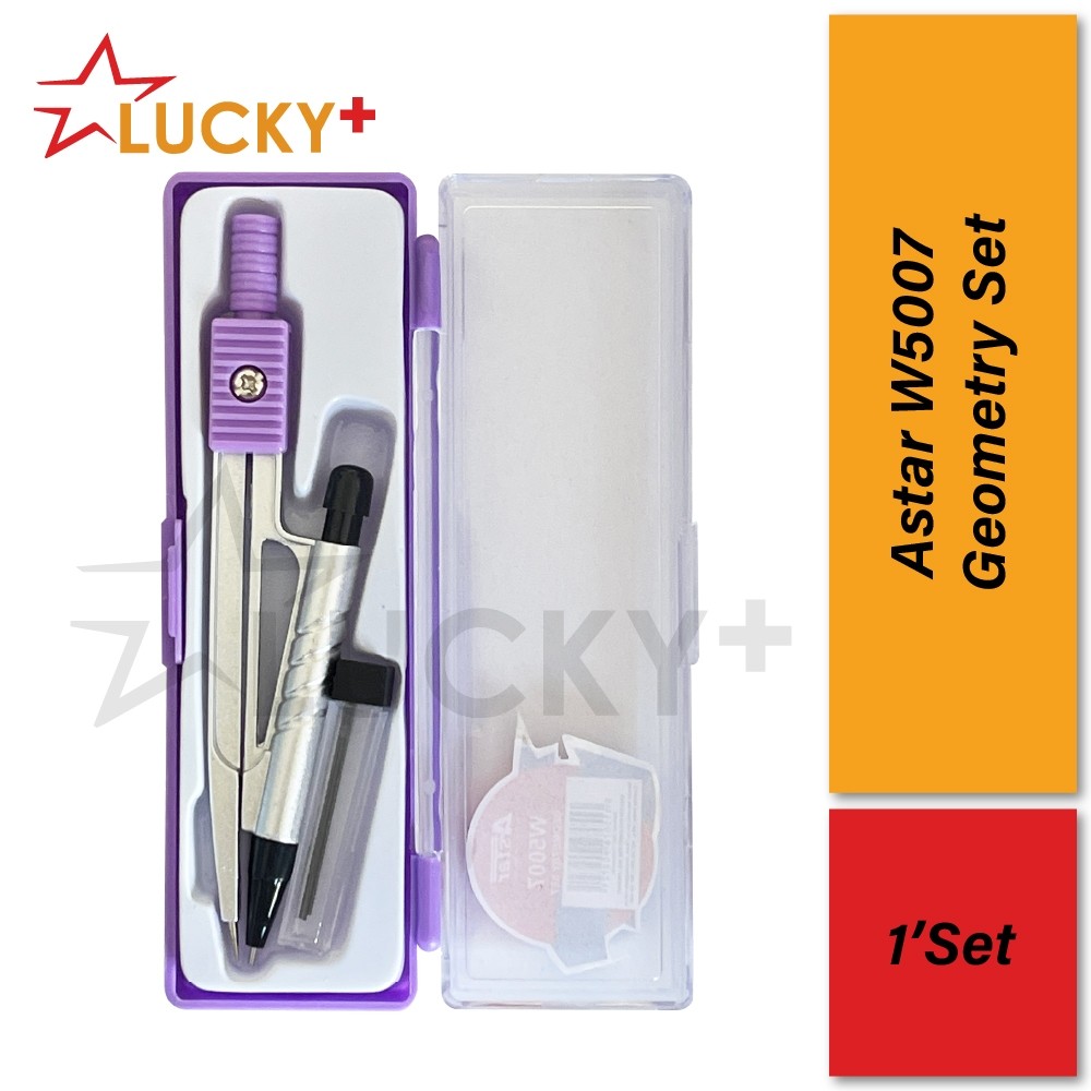 Astar W5007 Geometry Set (1set) /Geometry Instrument Set/ Set Geometri ...