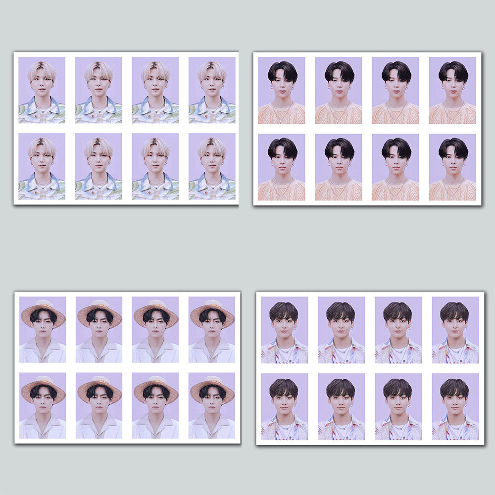 Kpop BTS SEASON'S GREETINGS ID PHOTO Identity Card Photocards School ID ...