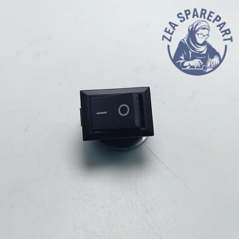 TOMBOL HITAM Universal black 2 Pin on off button | Shopee Malaysia