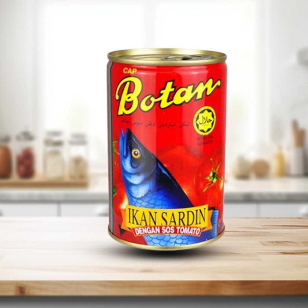 Botan Sardines dengan Sos Tomato - Kaya dengan Omega-3, Kalsium, Zat Besi, Protein, Iodin, dan ...
