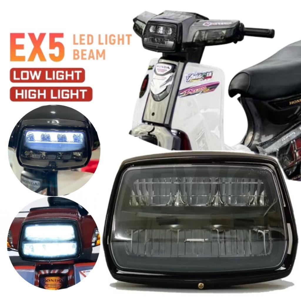 EX5 / DREAM LED HEAD LAMP SMOKE LAMPU DEPAN LED HEADLIGHT HEADLAMP HEAD ...