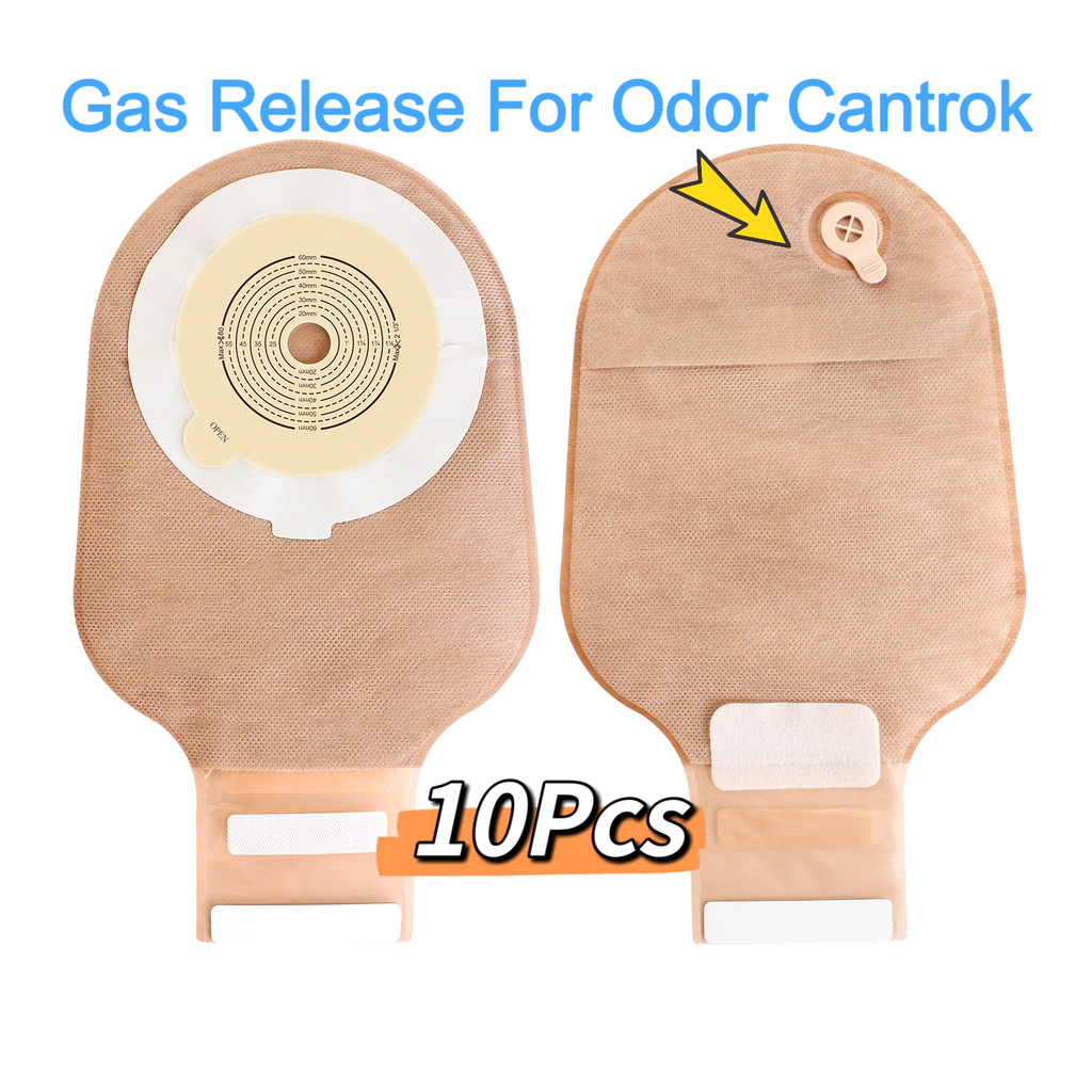 HEAGI 10Pcs 20-60mm Colostomy Bag with Gas Release for Odor Control ...