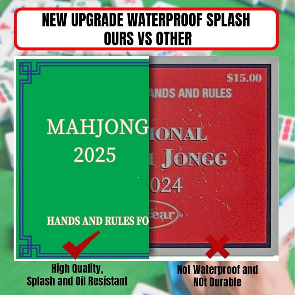 Ready Stock 2025 Mahjong Cards Hands And Rules Mahjong Cards Mahjong ...