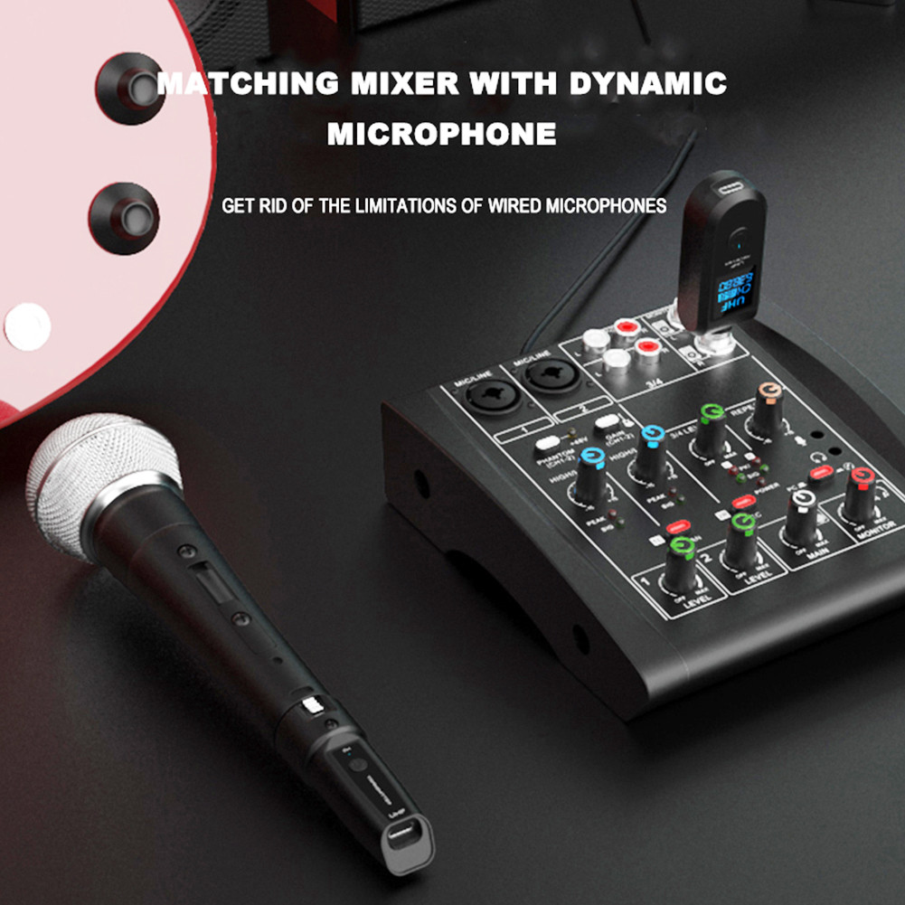 Rechargeable Wireless XLR Mic System for Home Studio/Live Performance ...
