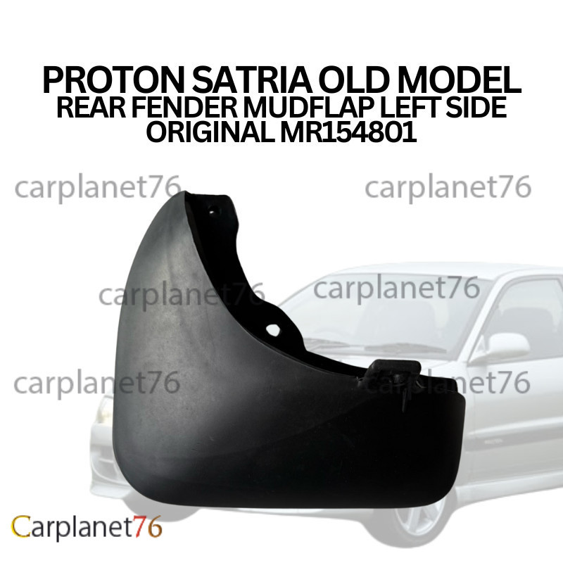 PROTON SATRIA OLD MODEL REAR FENDER MUDFLAP LEFT SIDE ORIGINAL MR154801 ...