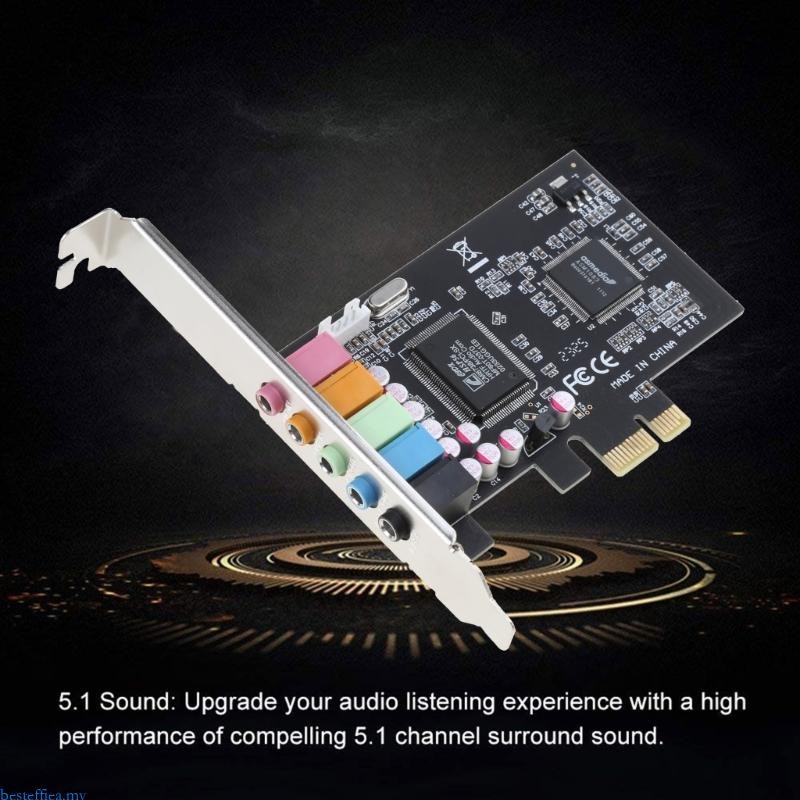 beste PCIE Sound Card 6-channel Sound Card CMI8738 Chip Pci-e 5 1 ...
