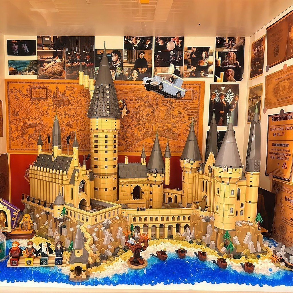 Huge Harry Potter Hogwarts Castle Building Blocks Compatible Lego ...