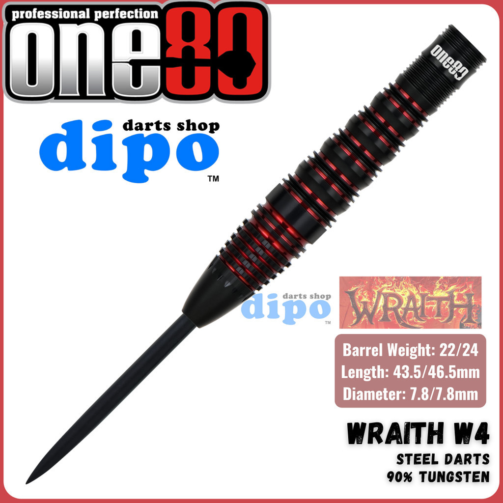 ONE80 WRAITH W4 - ONE80 Steel Darts | Shopee Malaysia