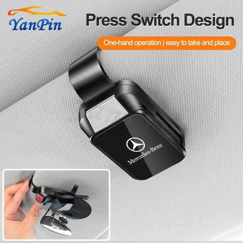 Mercedes Benz Car Sun Visor Glasses Clips W210 W124 W203 W204 C200 W140 ...