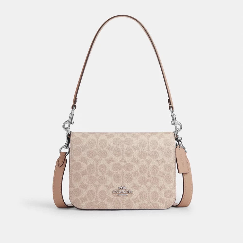 [INCOMING ETA 30 DAYS] C0ACH Quinn Bag In Signature Canvas in Sand ...