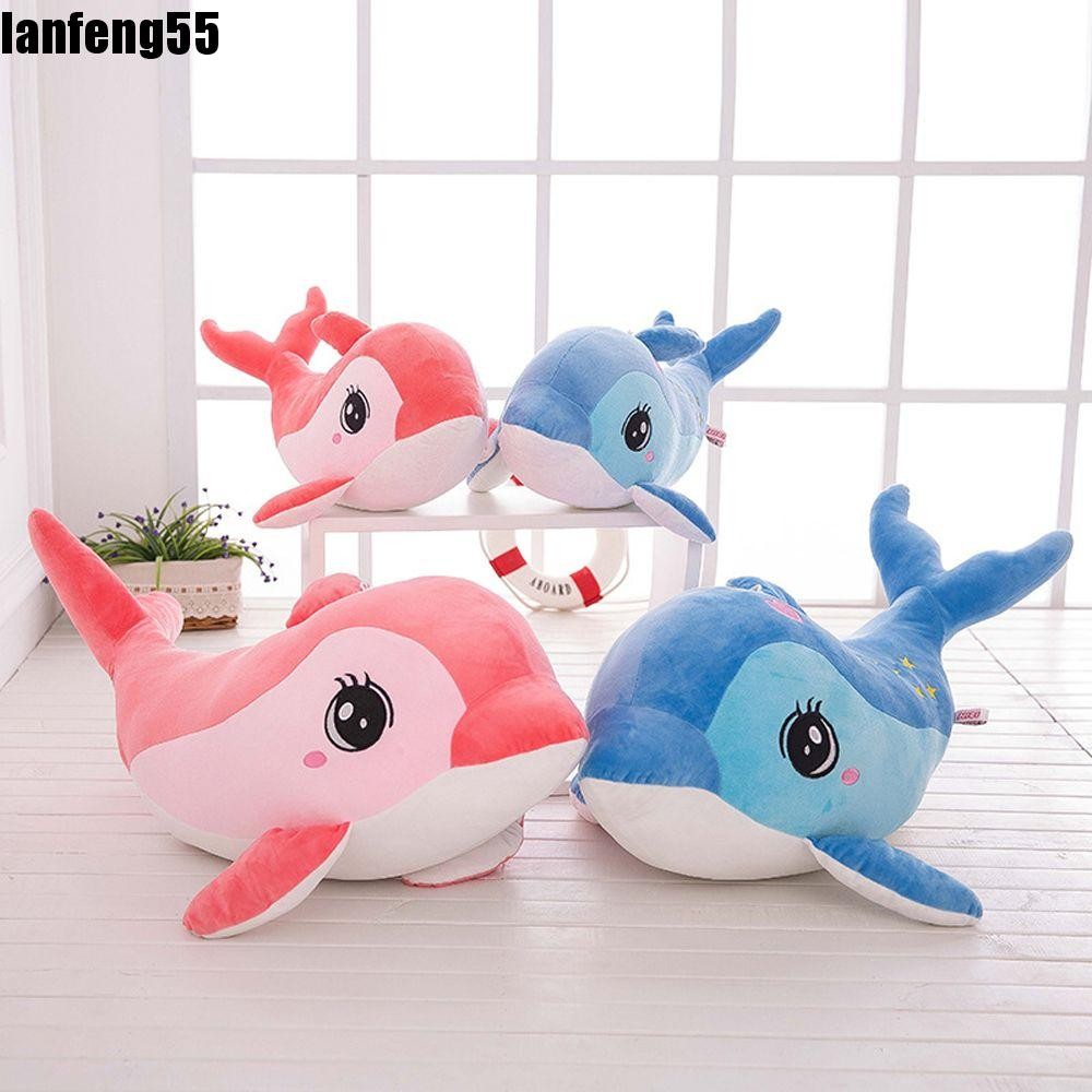 LANFENG Dolphin Plush Toy Car Decoration Soft Creative Ragdoll Kawaii ...