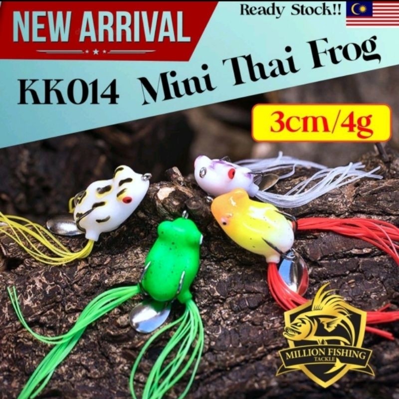 Thai Soft Frog dan Tackle Box Umpan katak casting haruan Gewang Katak ...