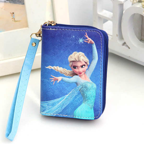 purse cute korean style coin purse purse purse woman Frozen Wallet Girl ...