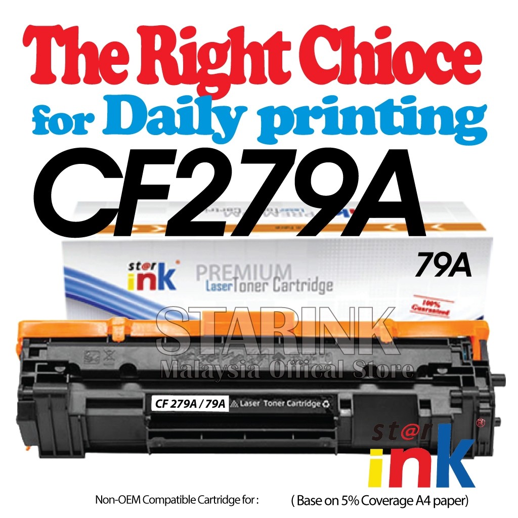 CF279A Compatible to HP CF279X CF 279A 279X HP79A Laser ink HP LaserJet ...