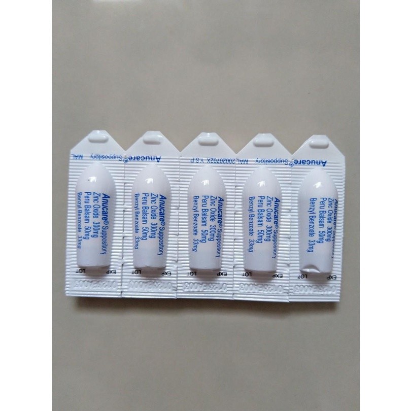 ANUCARE SUPPOSITORY (for haemorrhoids) 5s | Shopee Malaysia