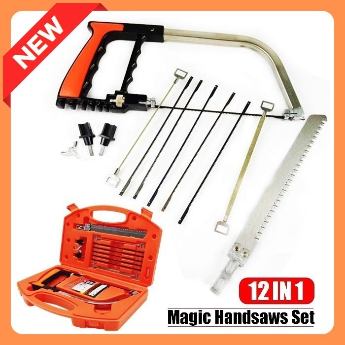 🔥 12in1 Universal Saw Tools Woodworking Multi Hand Saws Kit Magic ...