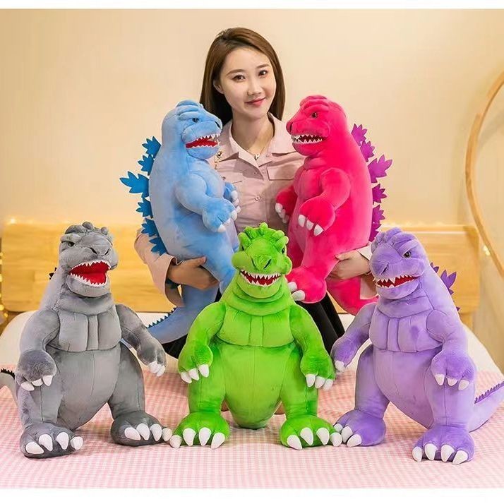 Godzilla Doll Dinosaur Big Monster Doll Cartoon Super Soft Lint-Free ...