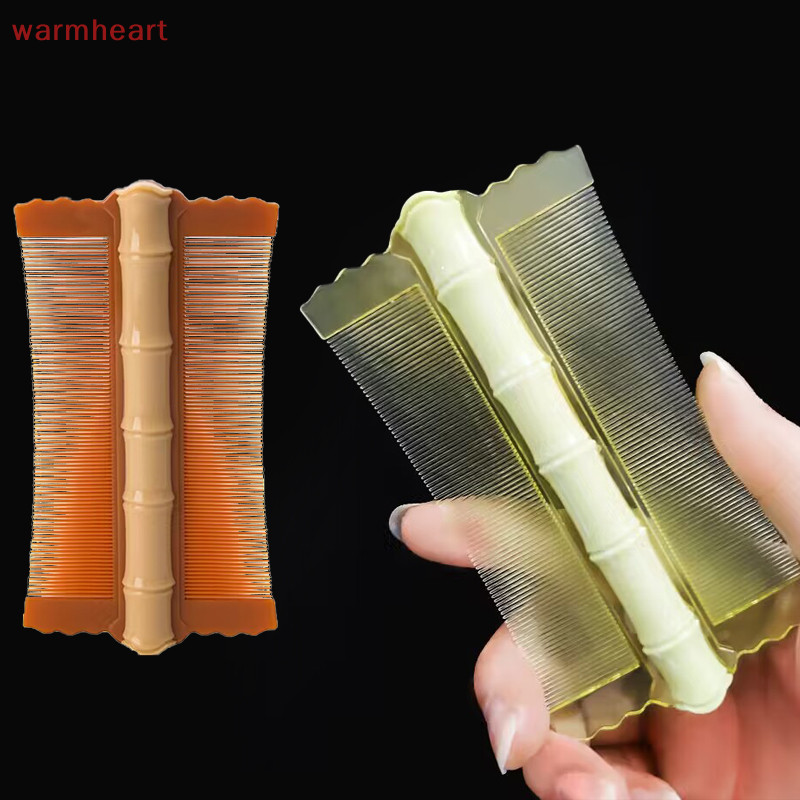 (warmheart) Wet Dry Hair Detangling Comb Bamboo Comb Comb Lice Comb ...